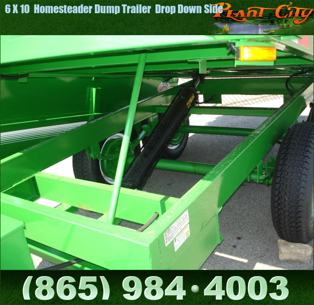 Trailers For Sale 6 X 10 Homesteader Dump Trailer Drop Down Side Dump ...